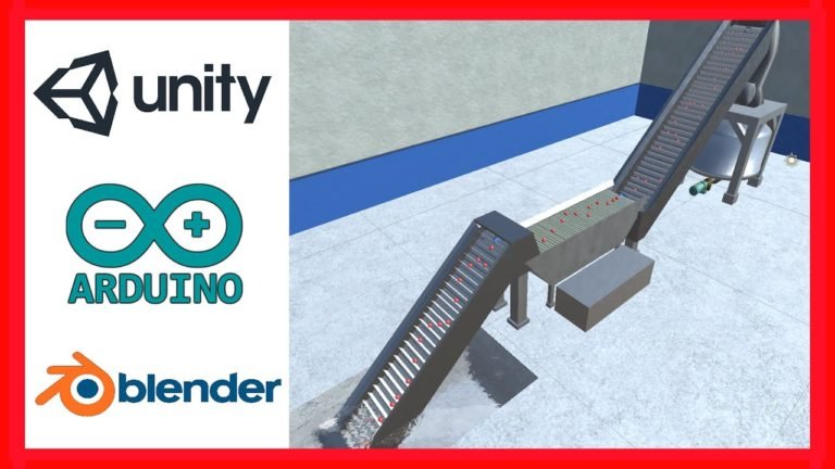Conveyor Belt In Unity Controlled By Arduino Industrial Simulation