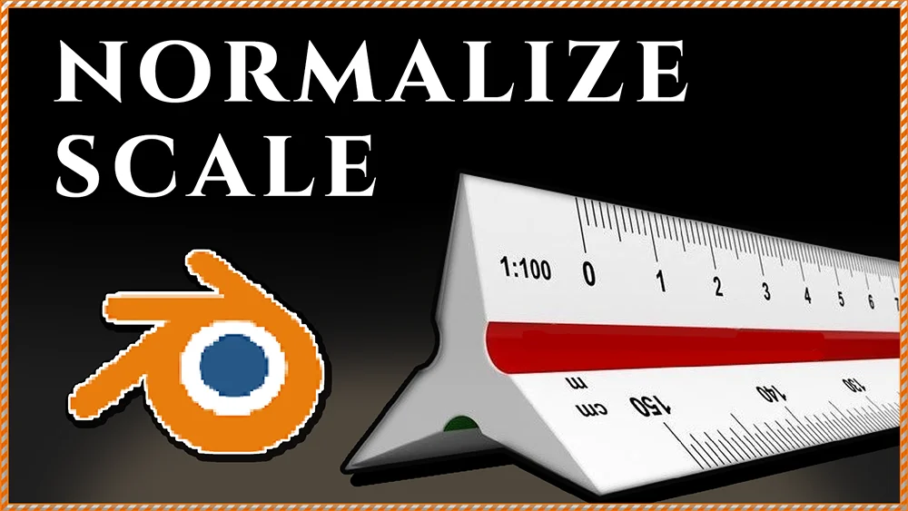 How To NORMALIZE The SCALE Of An Object In Blender How To NORMALIZE The SCALE Of An Object In Blender